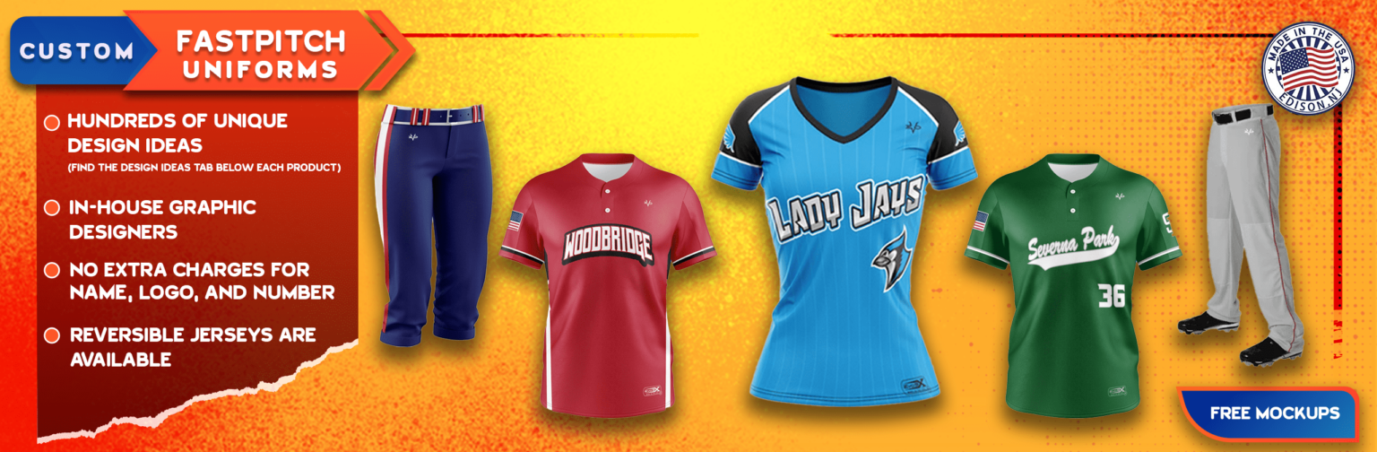 Custom Sublimated Fastpitch Uniforms & Apparel | Evo9x⁤